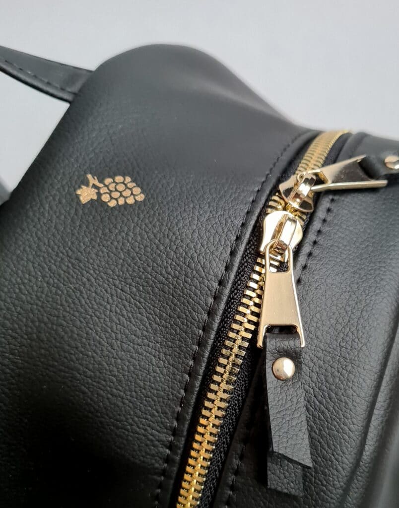 Stunning Black Grape Leather Backpack | Swiss Impact Store