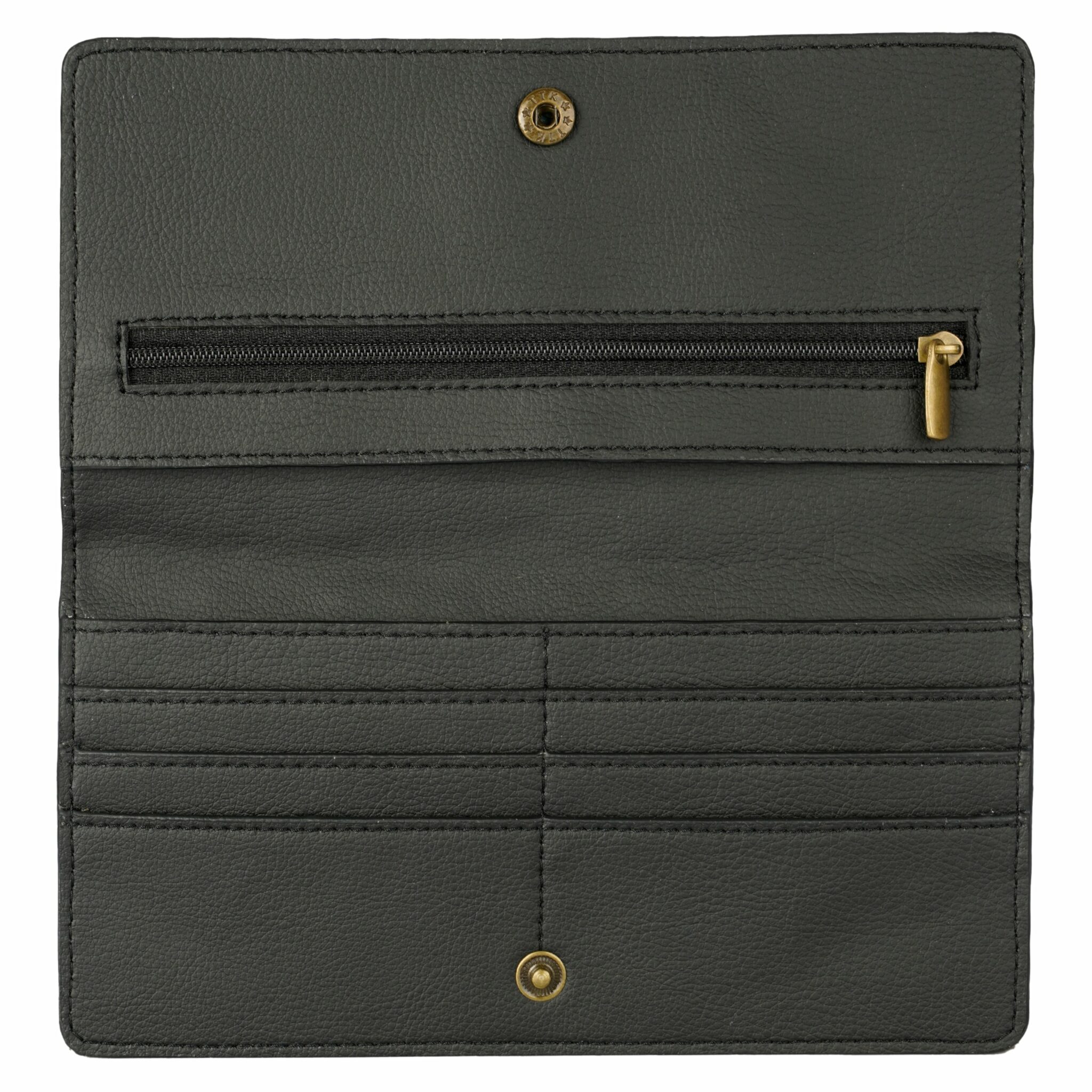 Sustainable Cactus Leather Slim Wallet - Black - IKON Sweden - Swiss ...